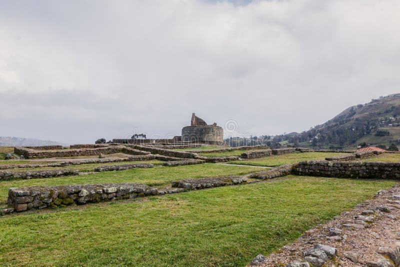 Temple of the Sun, an Elliptically Shaped Building Stock Image - Image ...