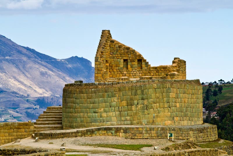 Ingapirca Important Inca Ruins in Ecuador Stock Photo - Image of ...