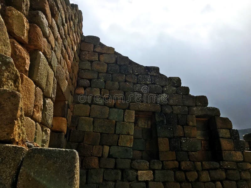 El Castillo at Ingapirca, Ecuador Stock Image - Image of ancient ...