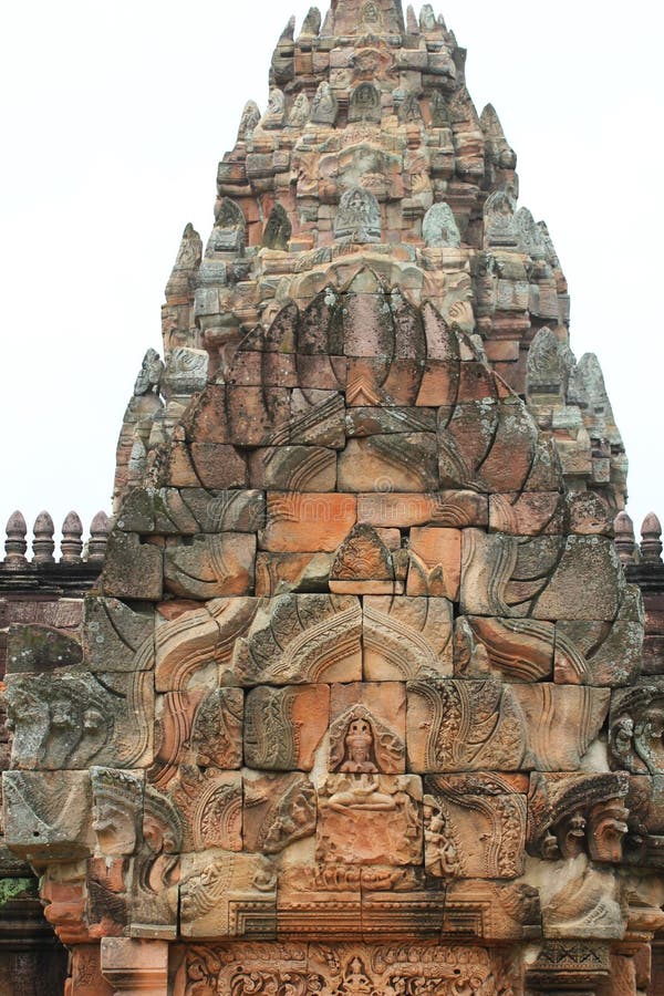 Temple on the Thailand Border. Stock Photo - Image of ancient, asian ...