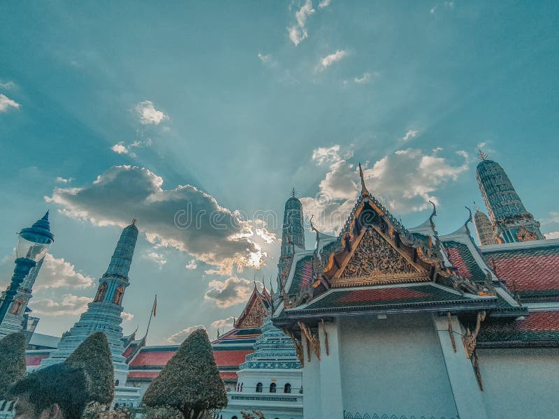 Temple Thailand Wat Prakeaw Stock Photo - Image of temple, prakeaw ...