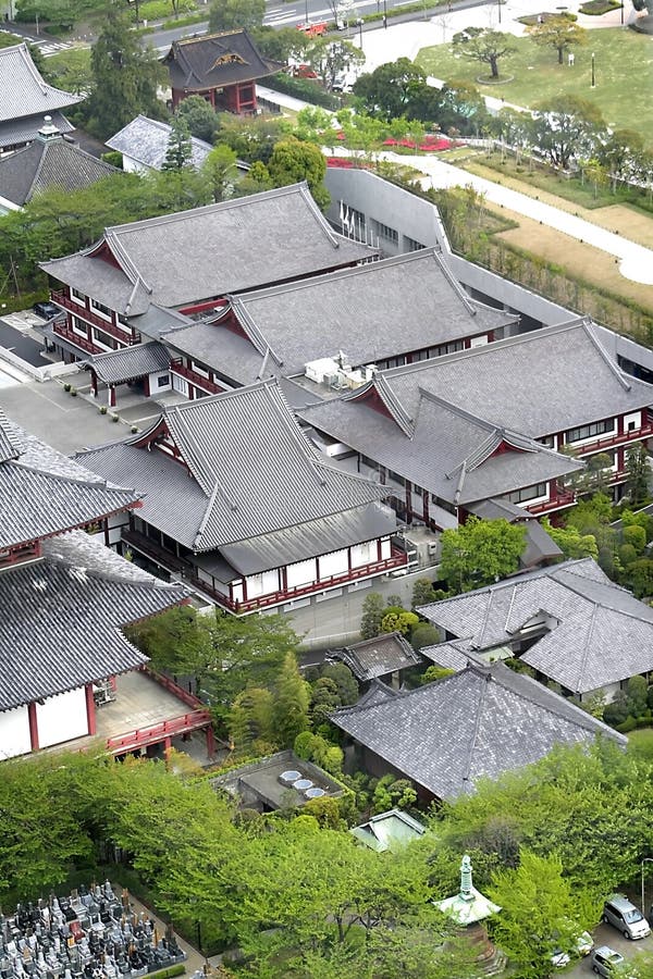 Temple in Tokyo stock image. Image of pray, building, buddha - 6850641