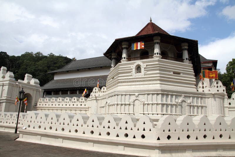 Temple Of The Tooth, Kandy, Sri Lanka Stock Photo - Image of maligava ...