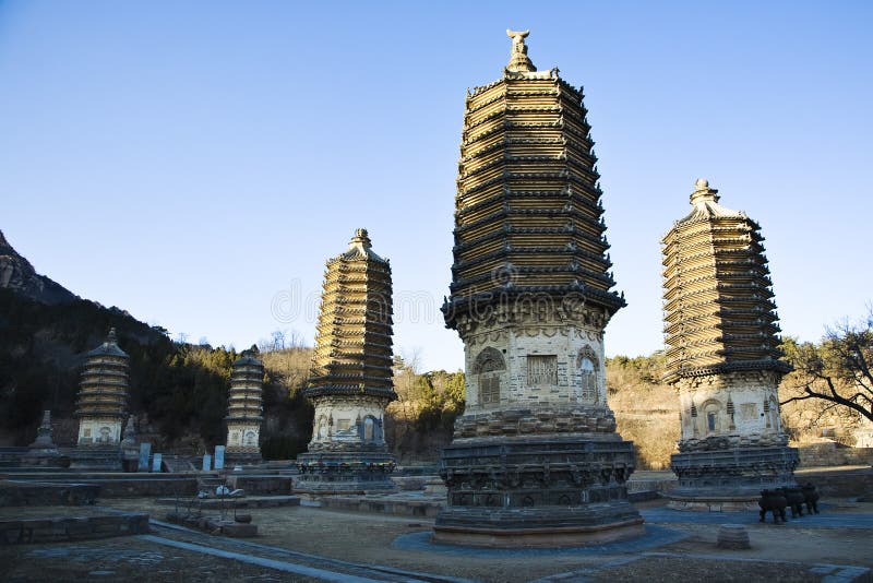 Temple Towers in India stock image. Image of india, landmark - 1843417