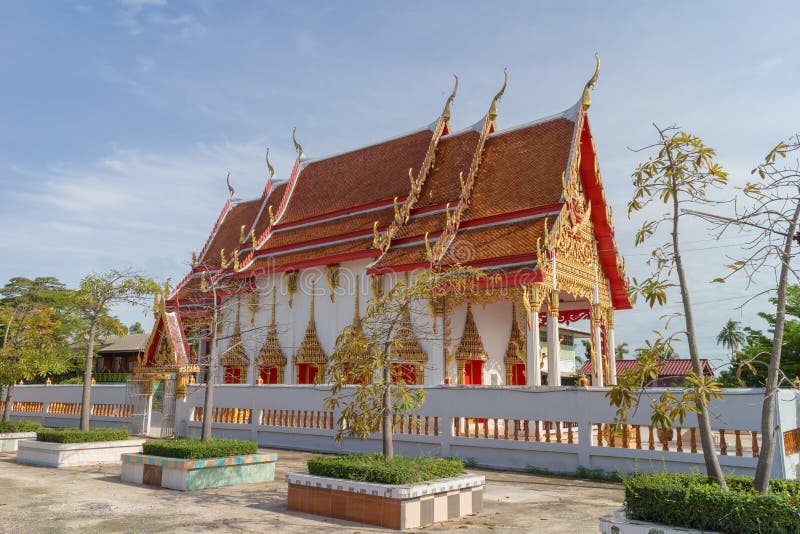 Temple with Tree and Sky Under Sunlight Stock Photo - Image of east ...