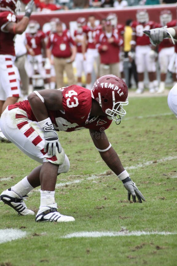 Temple University Defensive End Adrian Robinson Editorial Stock Photo ...