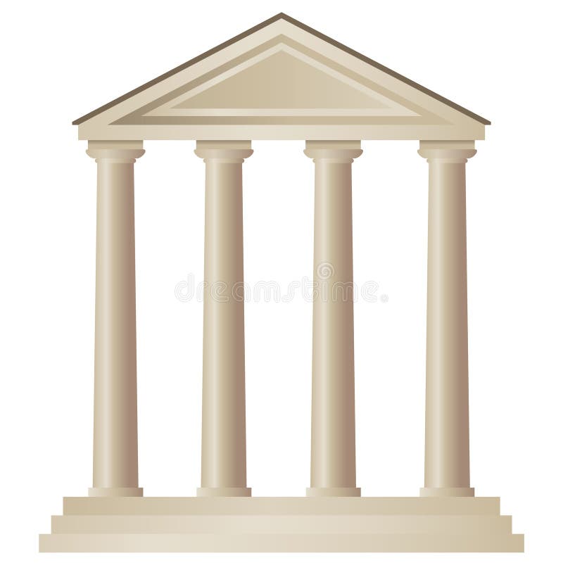 Temple (vector) stock vector. Illustration of architecture - 12121176