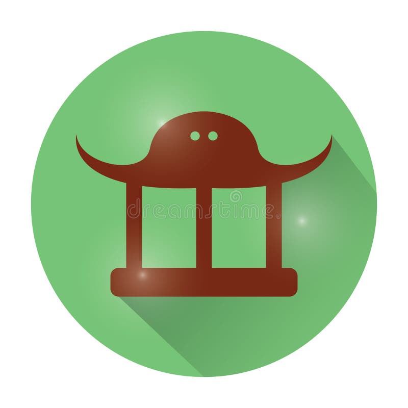 Temple. Vector Illustration Decorative Design Stock Vector ...