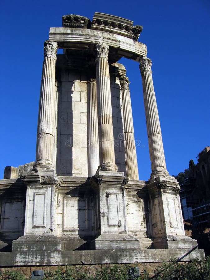 Temple of Vesta stock photo. Image of historical, roman - 4944302