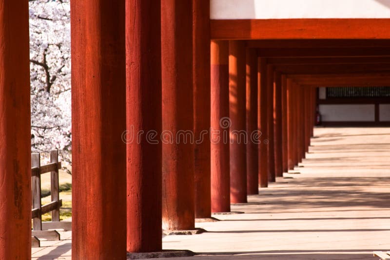 Temple Walkway stock image. Image of history, architecture - 9042817