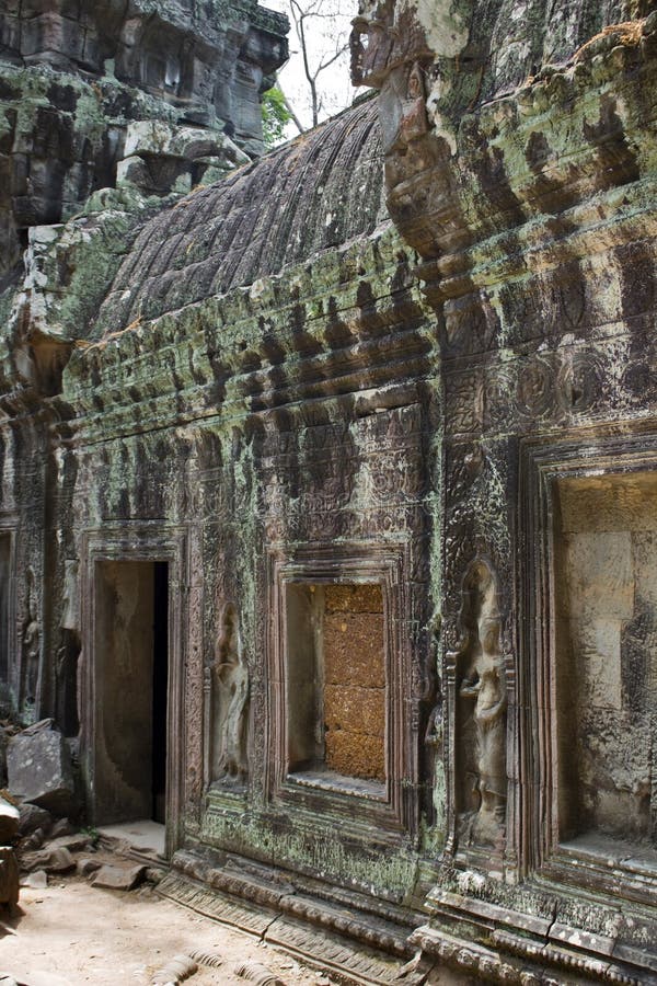 Temple Wall stock image. Image of ancient, roof, door - 100370709