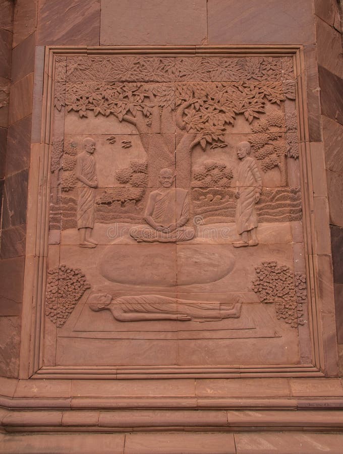 Temple wall stock photo. Image of oriental, asia, craft - 75879402