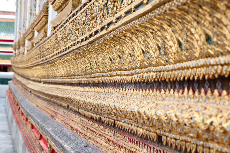 Temple wall texture stock photo. Image of texture, thailand - 61383634