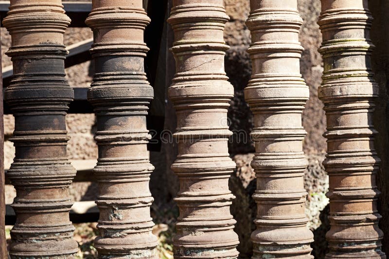 Temple window stock image. Image of indochina, decoration - 27827645