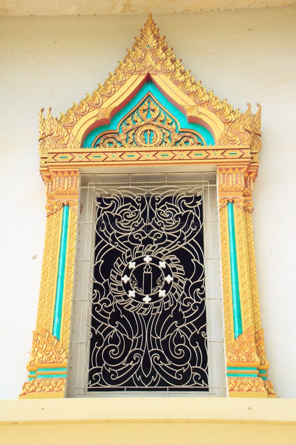 Temple window stock image. Image of frame, buddhist, tourism - 36007763