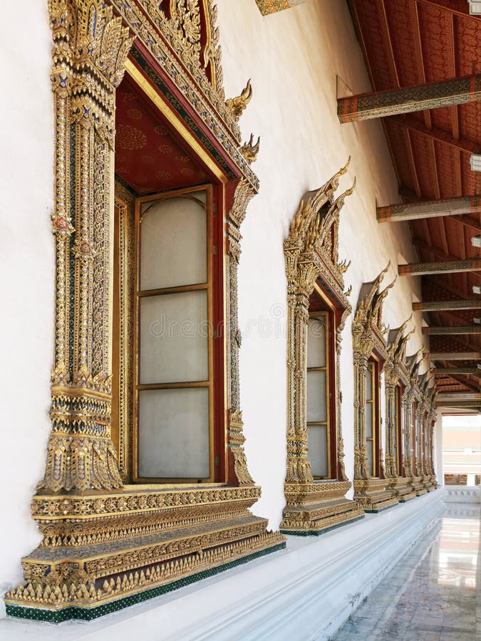 Temple windows stock image. Image of door, blue, craft - 271514947
