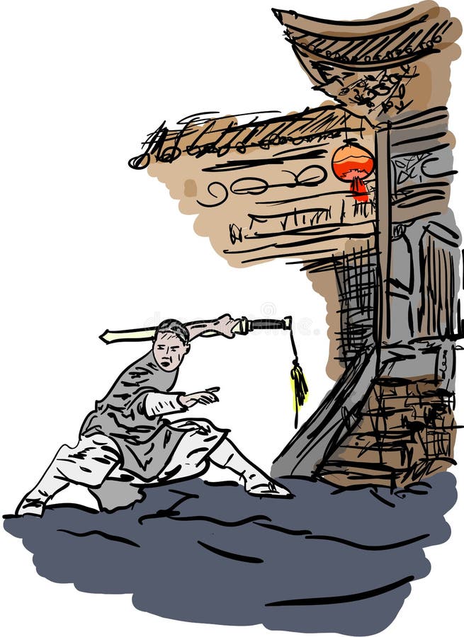 Wushu Stock Illustrations – 2,174 Wushu Stock Illustrations, Vectors ...