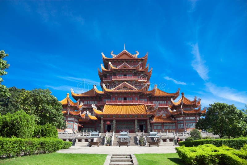 Chinese Ancient Temple Architecture, China Stock Image - Image of ...
