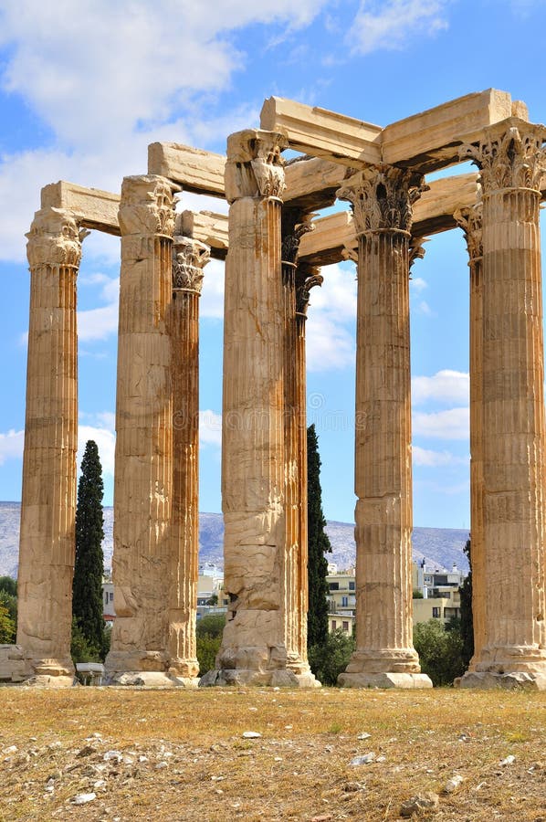 Temple of Zeus stock photo. Image of tourism, architecture - 89026964