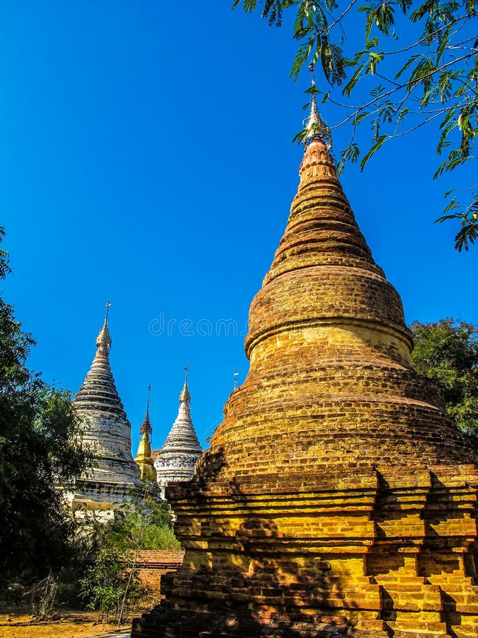 Temples and Ancientbuilding in Myanmar Editorial Stock Photo - Image of ...