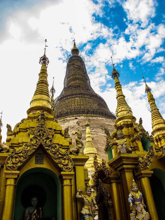 Myanmar Temples In The Summer Editorial Photo - Image of history, brick ...