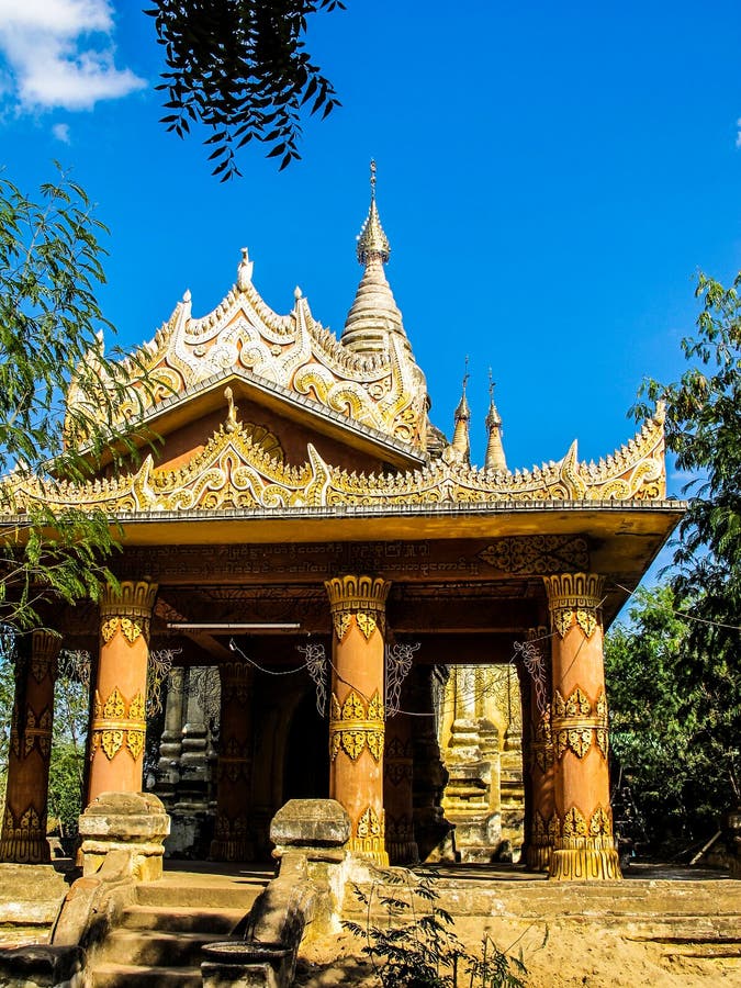 Temples and Ancientbuilding in Myanmar Editorial Stock Photo - Image of ...