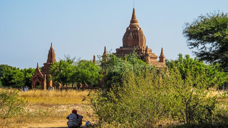 Temples and Ancientbuilding in Myanmar Editorial Photography - Image of ...