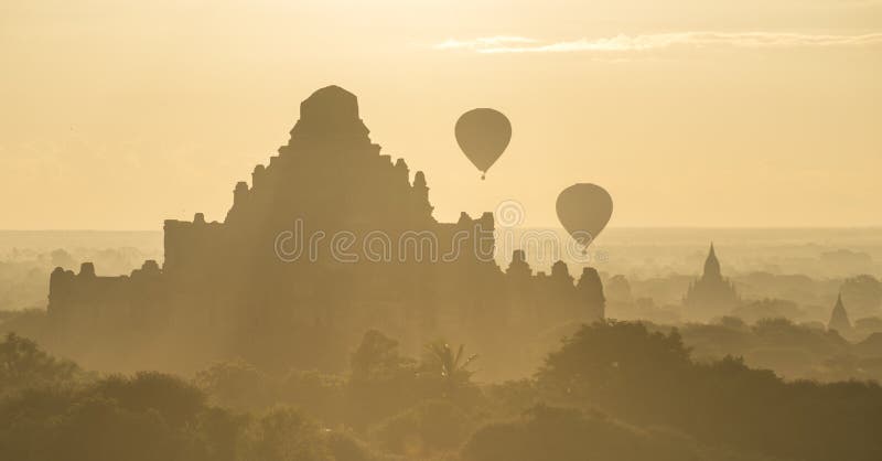 Temples in Bagan stock image. Image of color, kingdom - 46993141