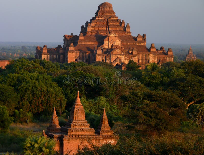 Temples in Bagan Myanmar stock image. Image of buddhism - 23408111