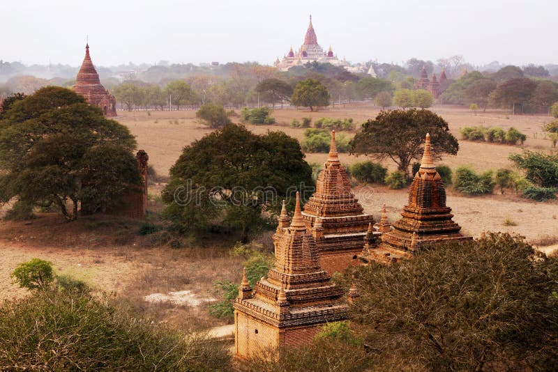 The Temples of Bagan (Pagan), Mandalay, Myanmar, Burma Stock Image ...