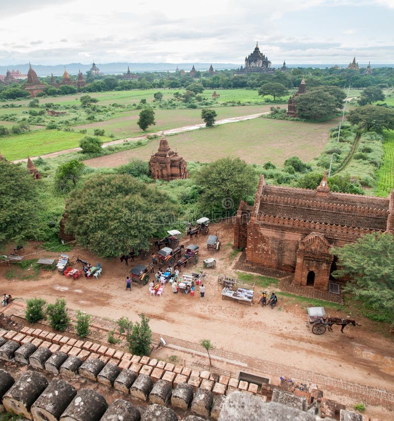 Temples of Bagan (Pagan) editorial stock photo. Image of bagan - 52817988