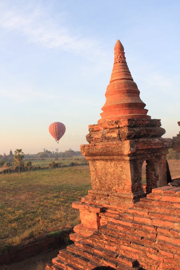 The Temples of Bagan at Sunrise, Bagan, Myanmar Editorial Photo - Image ...