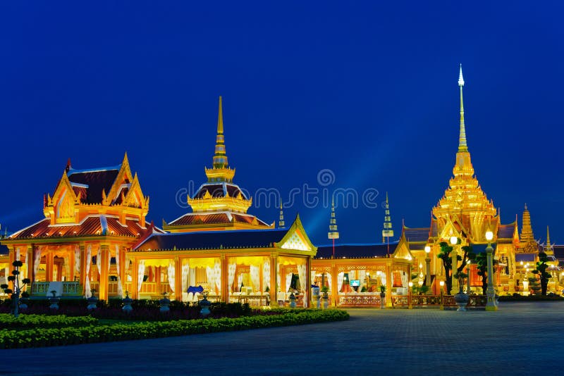 Temples at night stock image. Image of landscape, vacation - 26552825