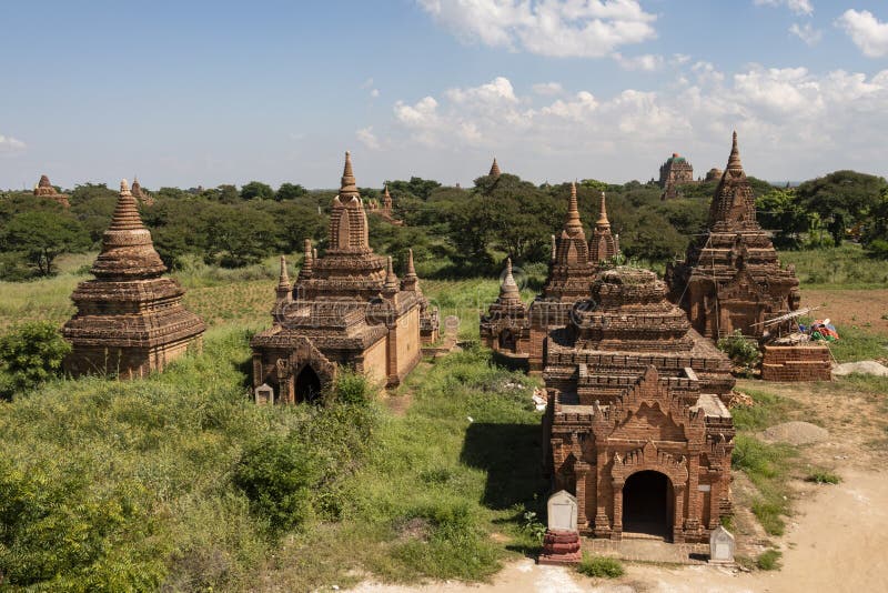 Temples and Pagodas of Bagan Stock Image - Image of building, beautiful ...