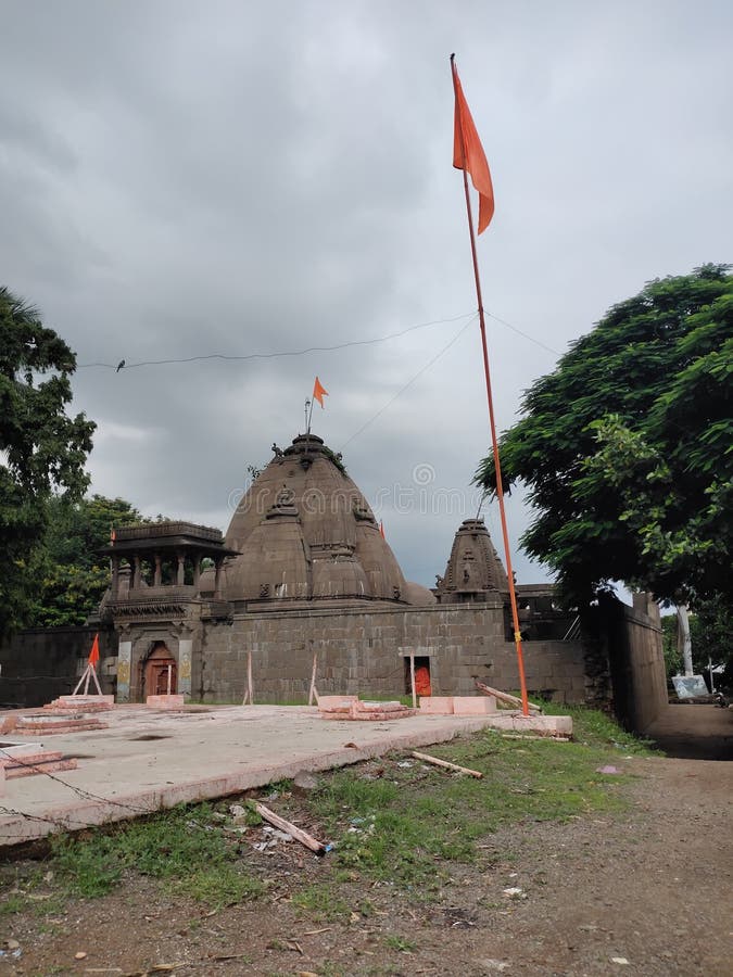 Templo Antigo Em Maharashtra Em Forte Imagem de Stock - Imagem de ...