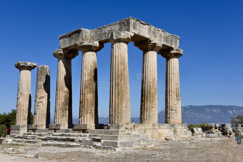 Templo de Apolo imagen de archivo editorial. Imagen de templo - 102972764