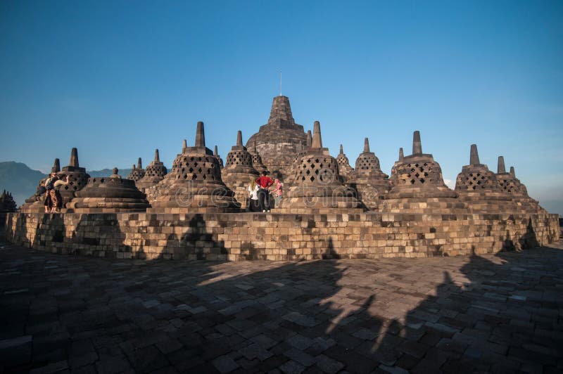 Templo de Borobudur imagen de archivo editorial. Imagen de buda - 47744874
