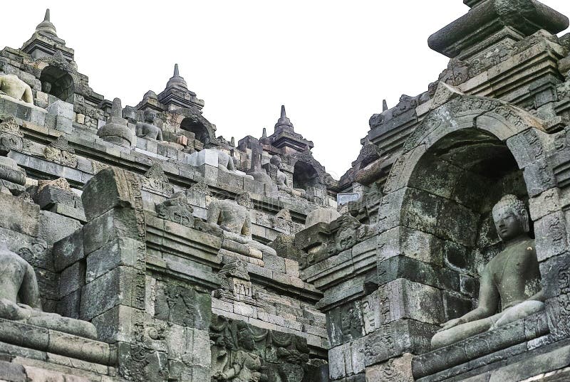 Templo De Borobudur, Isla De Java, Indonesia Imagen editorial - Imagen ...