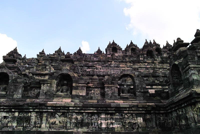 Templo De Borobudur, Isla De Java, Indonesia Foto editorial - Imagen de ...