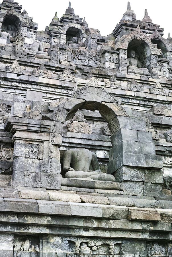 Templo De Borobudur, Isla De Java, Indonesia Imagen de archivo ...