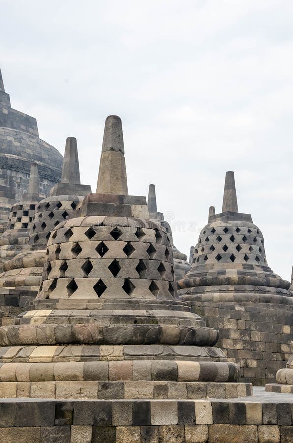 Templo De Borobudur, Java Central, Yogyakarta, Indonesia Foto de ...