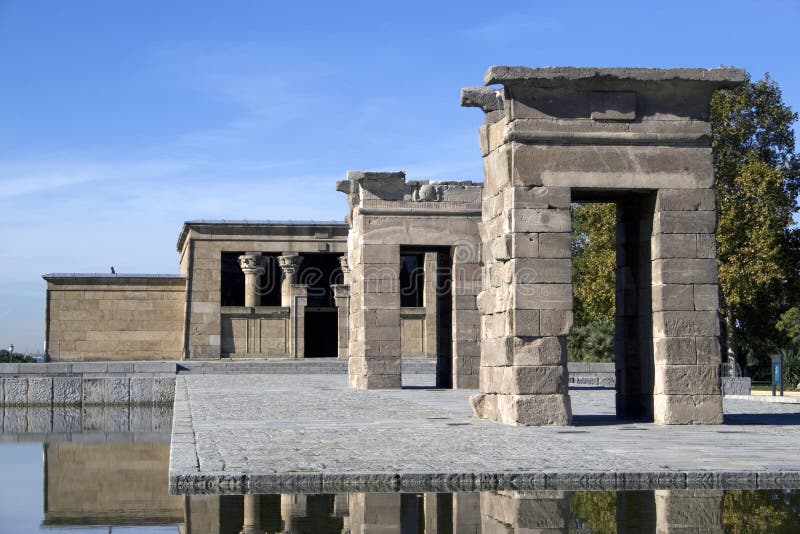 Temple of Debod - Closeup stock photo. Image of egypt - 1844310