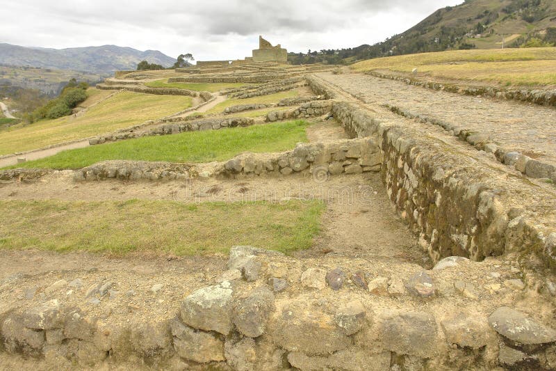 Templo De Ingapirca Del Sol En Ecuador Foto de archivo - Imagen de ...