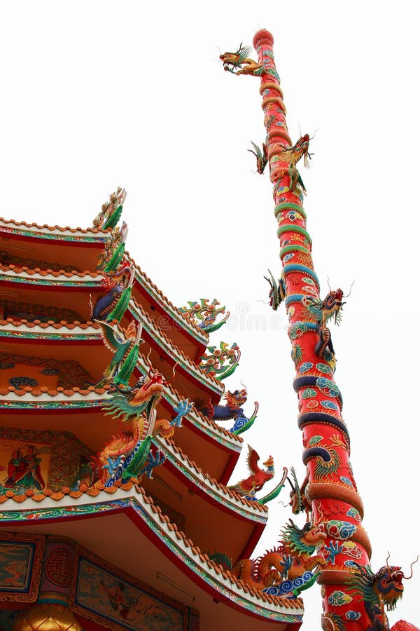 Templo de Naja Chinese foto de stock. Imagem de religioso - 39739012