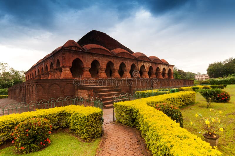 Templo De Rasmancha, Bishnupur, La India Foto de archivo - Imagen de ...