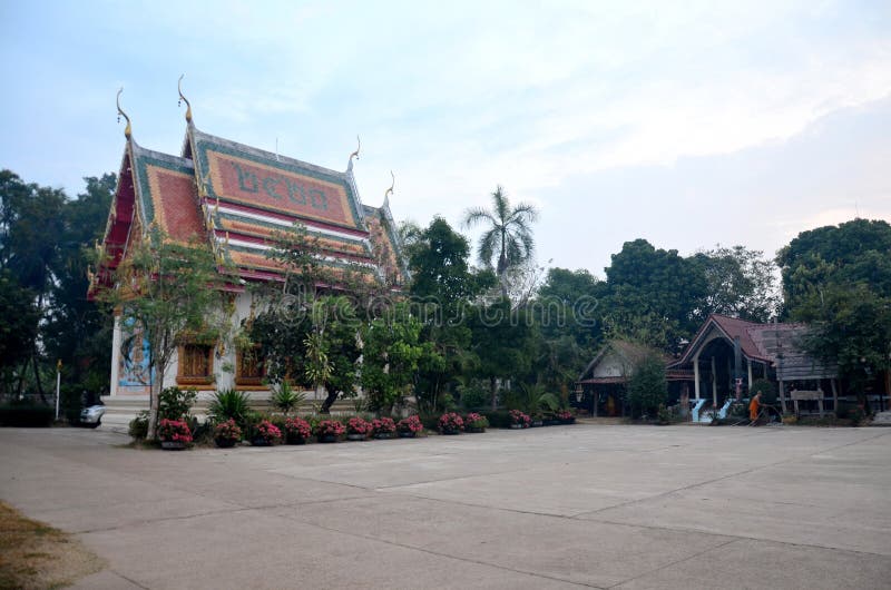 Templo de Wat Ban Non Hom foto de archivo. Imagen de antiguo - 73582734