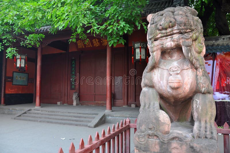 Templo De Wuhou, Cidade De Chengdu, China Foto de Stock Editorial ...