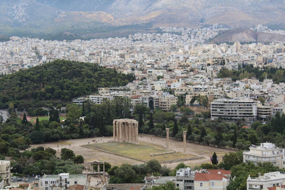 Templo de Zeus foto de archivo. Imagen de antiguo, caldera - 126367884