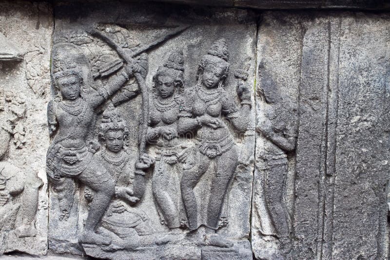 Templo Del Corte De La Roca Imagen de archivo - Imagen de khmer ...