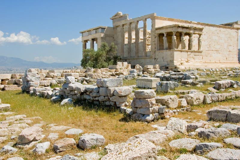 Templo griego foto de archivo. Imagen de piedra, antiguo - 5408048